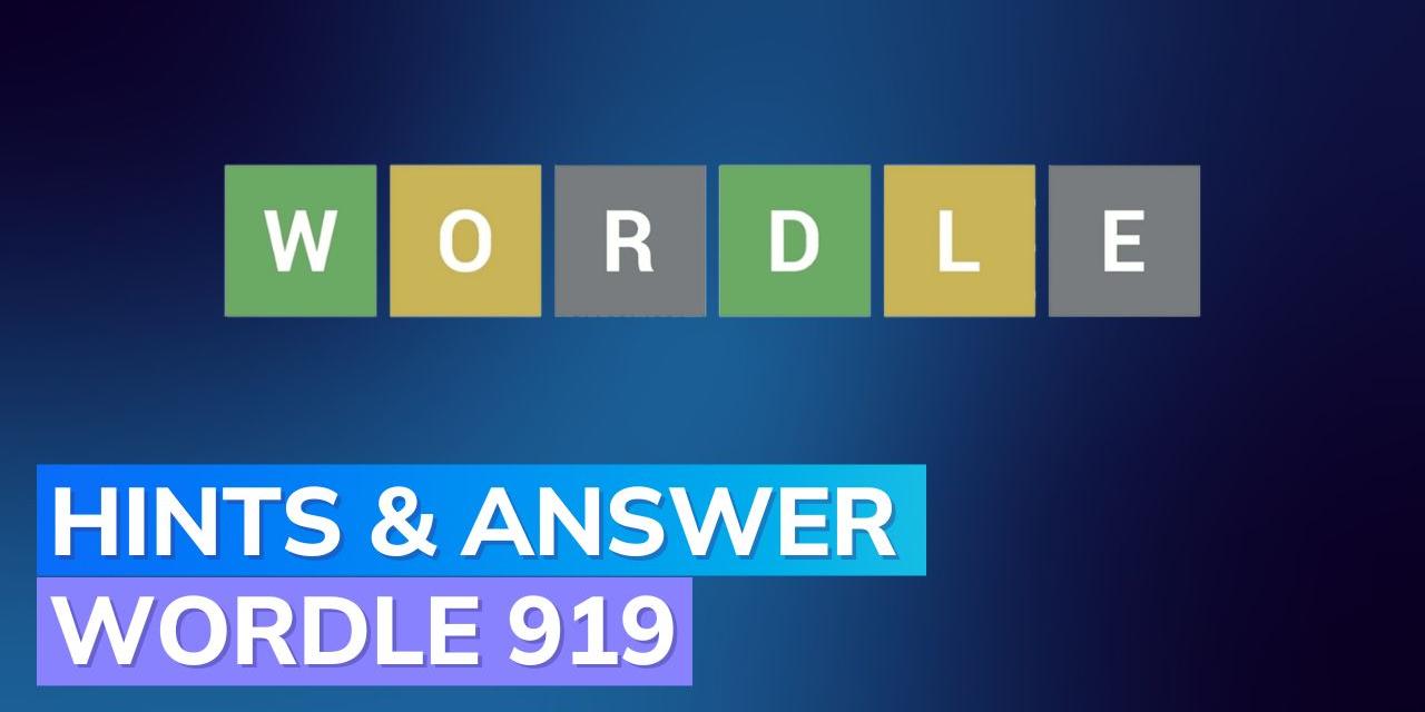 Wordle 919 Hints and Answer for December 25, 2023: Jingle your brain ...