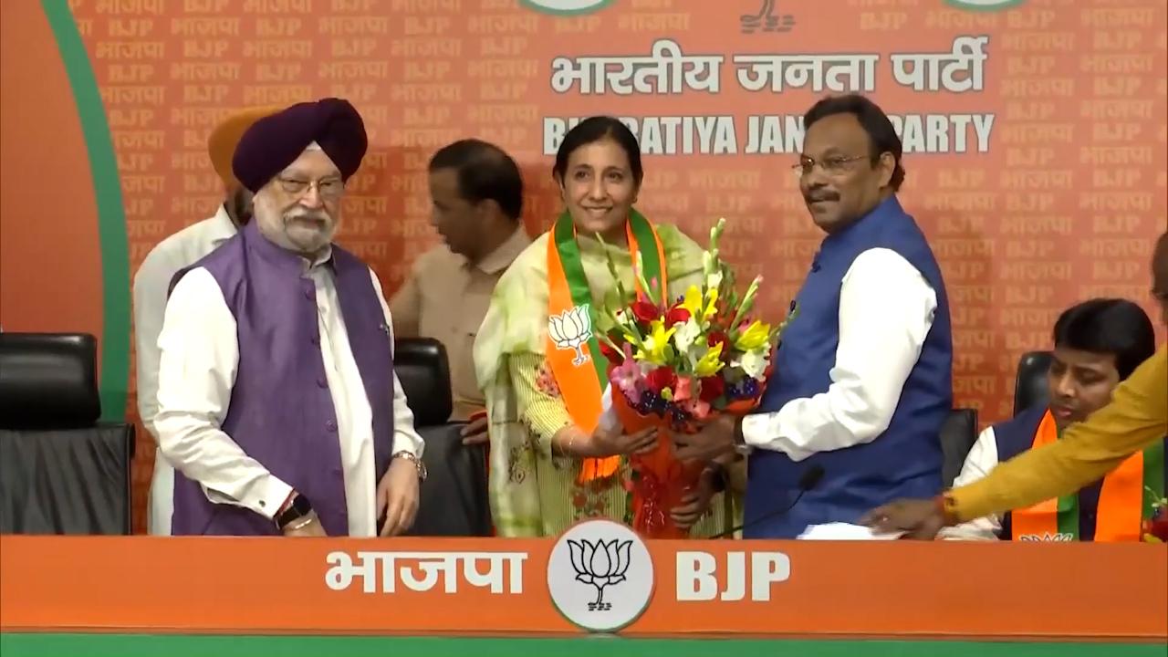 Punjab: Parampal Kaur joins BJP; CM Mann says resignation of IAS ...