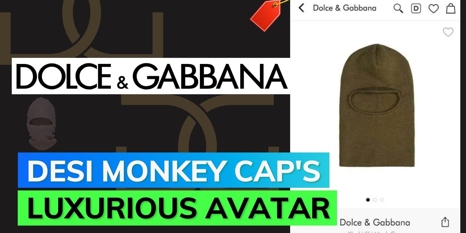 D&G‘s overpriced monkey cap ridiculed by netizens | Editorji