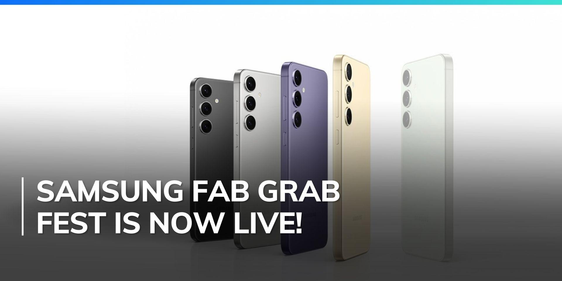 Samsung Fab Grab Fest is now live with up to 64% off on Galaxy S24 ...