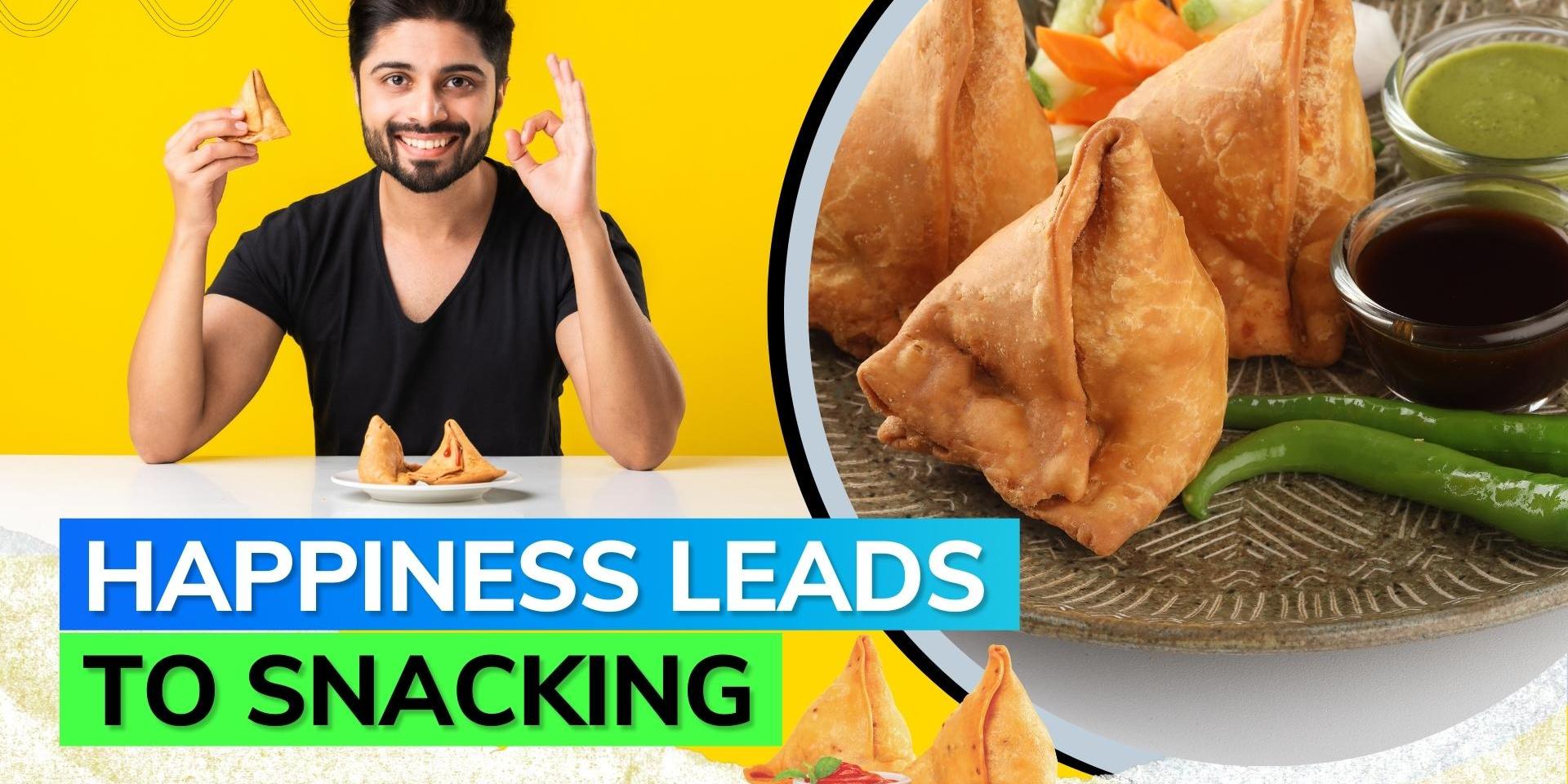 International Day of Happiness: 72% Indians love snacking when they are ...