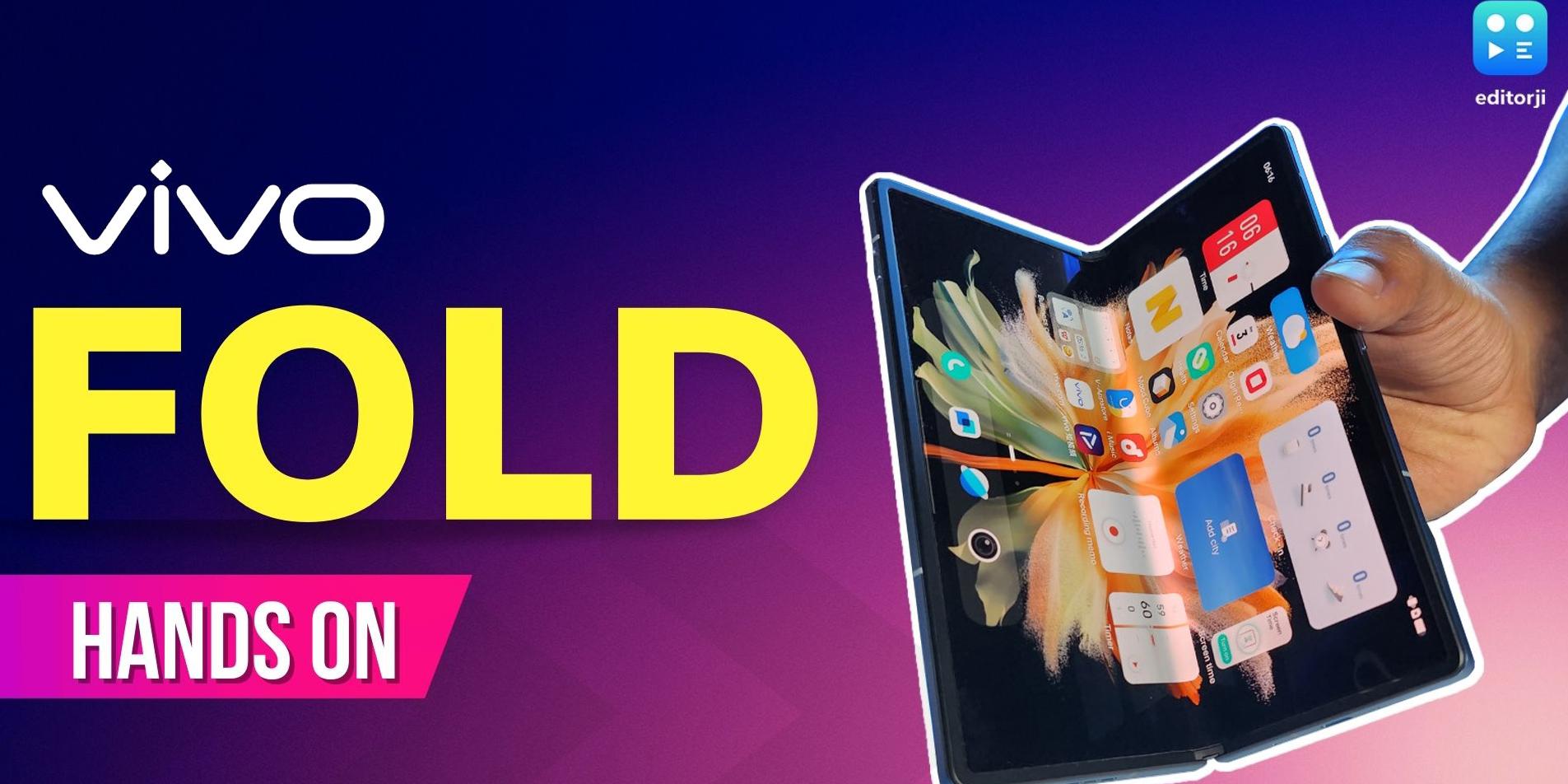 Vivo Fold Hands-On | Vivo Tech Day | Jio 5G speed test | Editorji