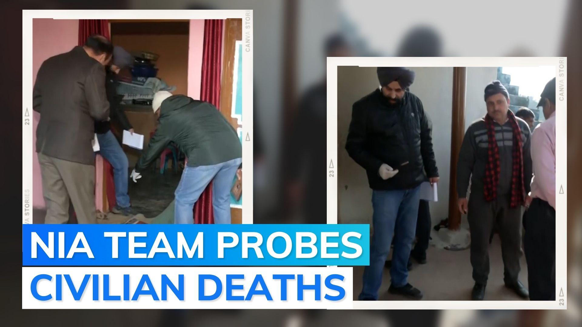 Civilians killed in Rajouri: NIA team visits site, begins probe | Editorji