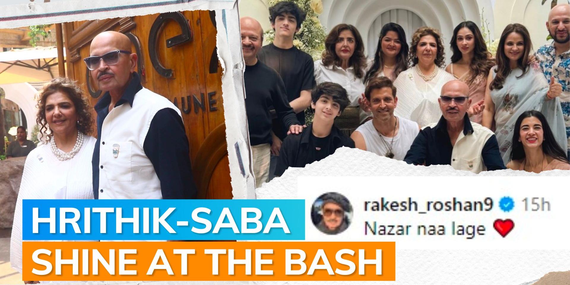 Inside Pinkie Roshan’s 70th birthday: Saba Azad joins Hrithik Roshan ...