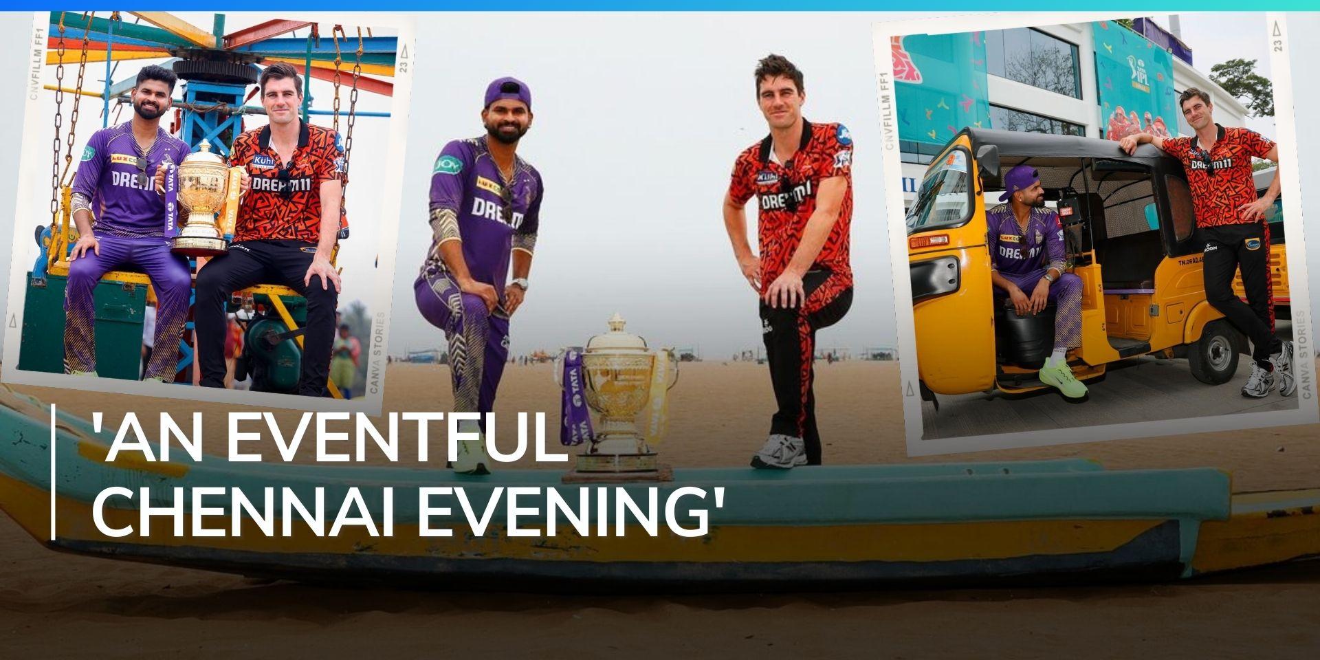 In Pictures: Shreyas Iyer and Pat Cummins pose for captains‘ photoshoot ...