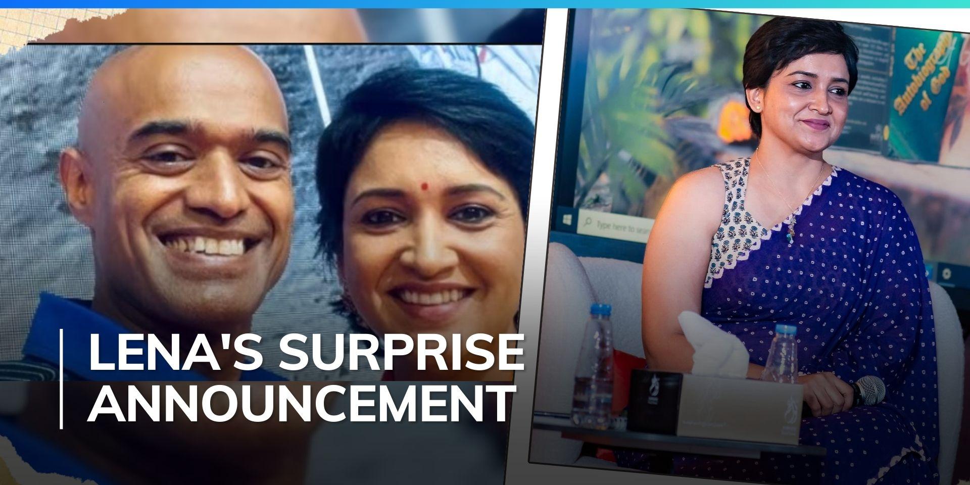 Malayalam actor Lena announces marriage to Gaganyaan astronaut Prasanth ...