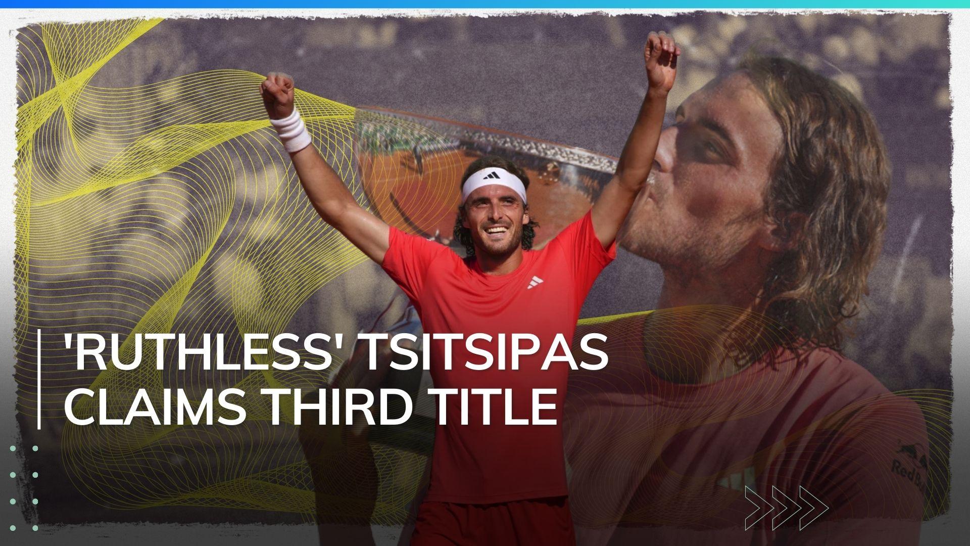 Monte Carlo Masters: Stefanos Tsitsipas downs Casper Ruud for third title in Monaco | Editorji