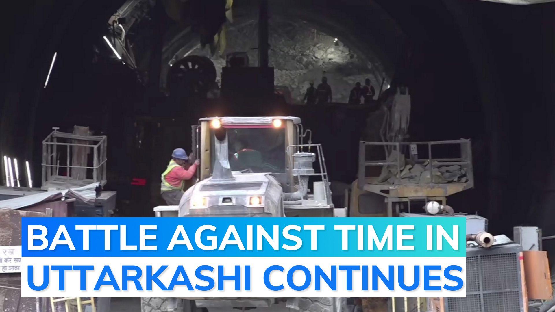 Uttarkashi tunnel update: new driller reaches rescue site, defunct ...