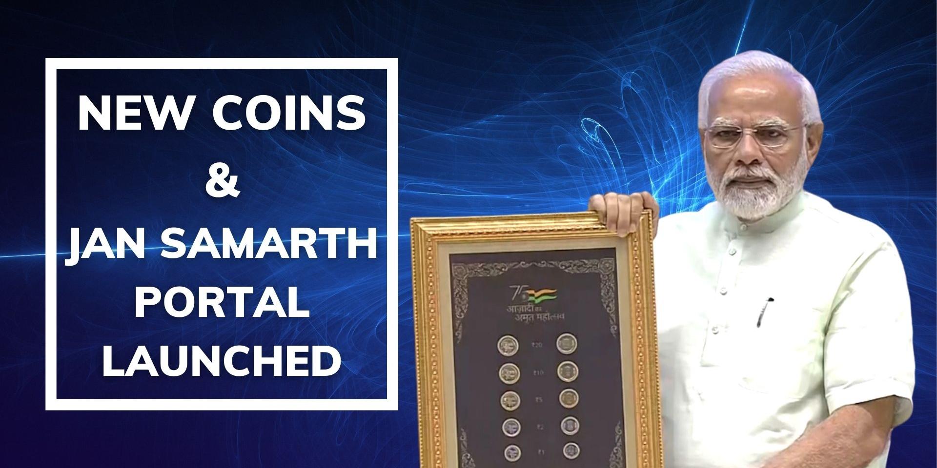 PM Modi launches Jan Samarth Portal, special coin series at Iconic Week Celebrations | Editorji