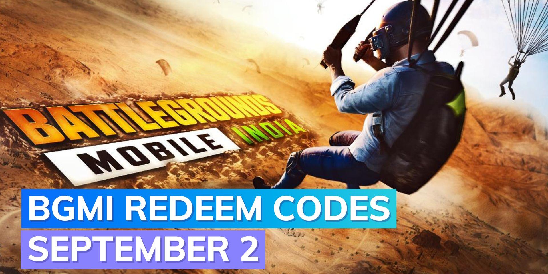 BGMI Redeem Codes Today, September 2, 2023: Your ultimate guide to free in-game items! | Editorji
