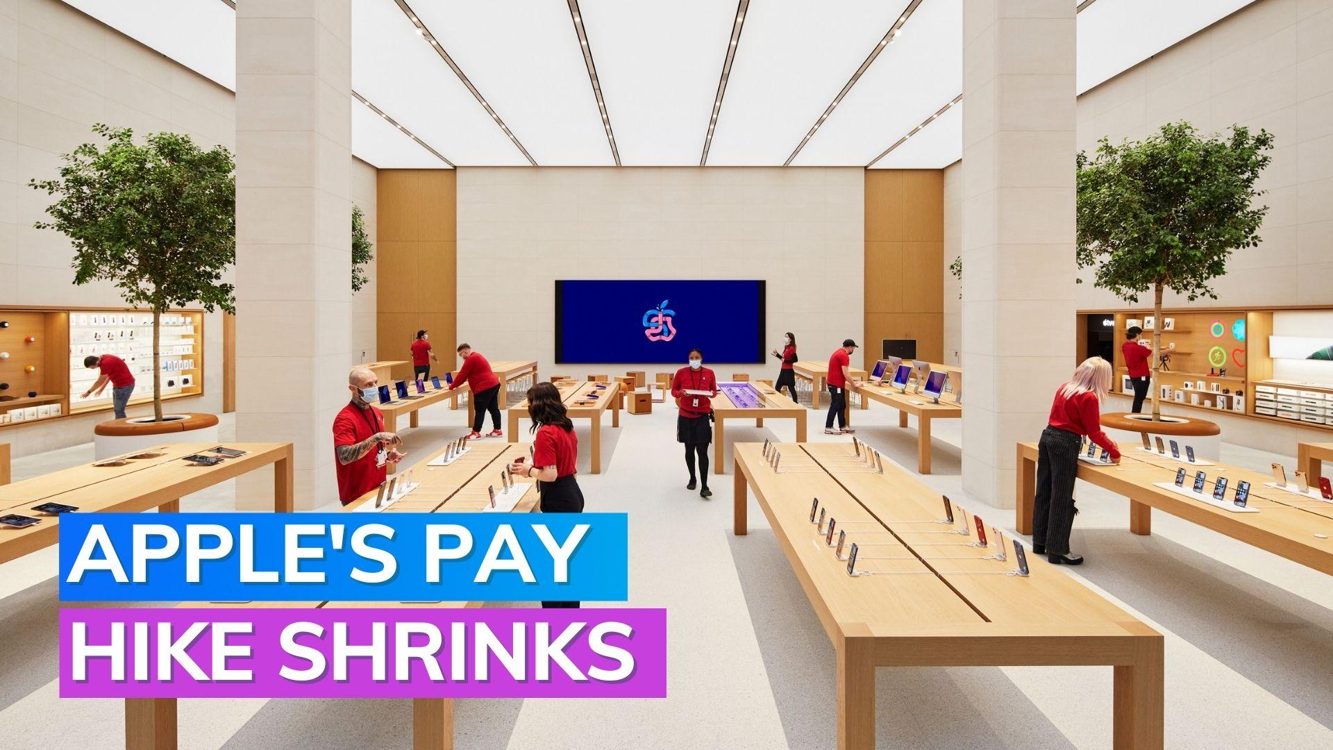 Apple employees salary hike: Apple rolls out smaller pay hikes to ...