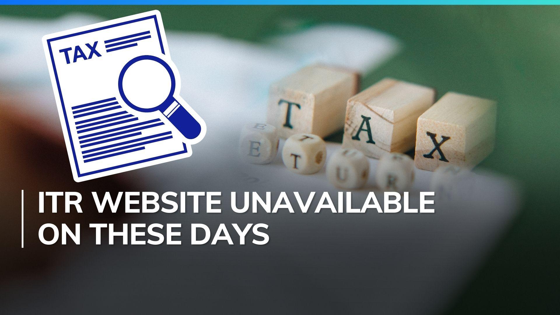 Income tax e-filing website down: Scheduled Maintenance from Feb 3 to ...