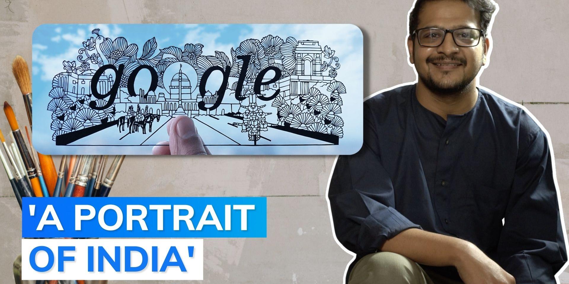 Google‘s Republic Day doodle features hand-cut paper art by Ahmedabad ...