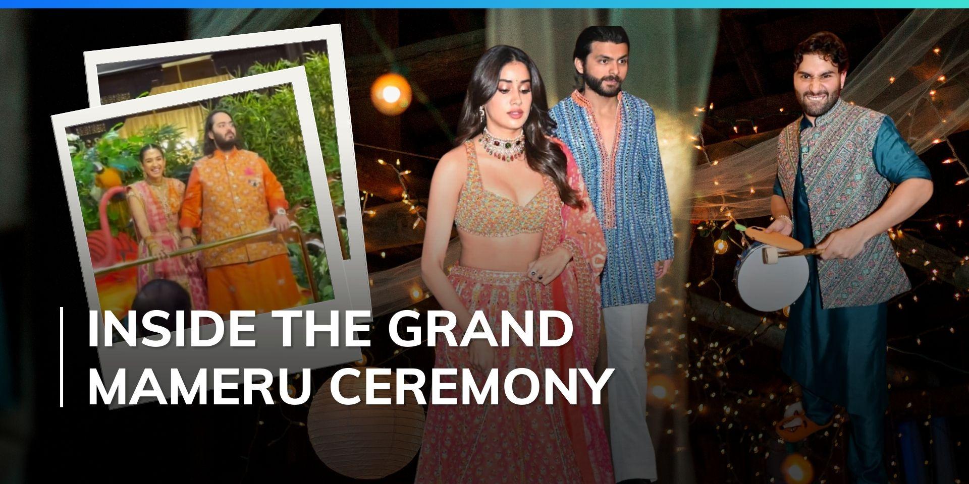 Janhvi Kapoor, Shikhar Pahariya, Orry attend Radhika Merchant’s Mameru ...