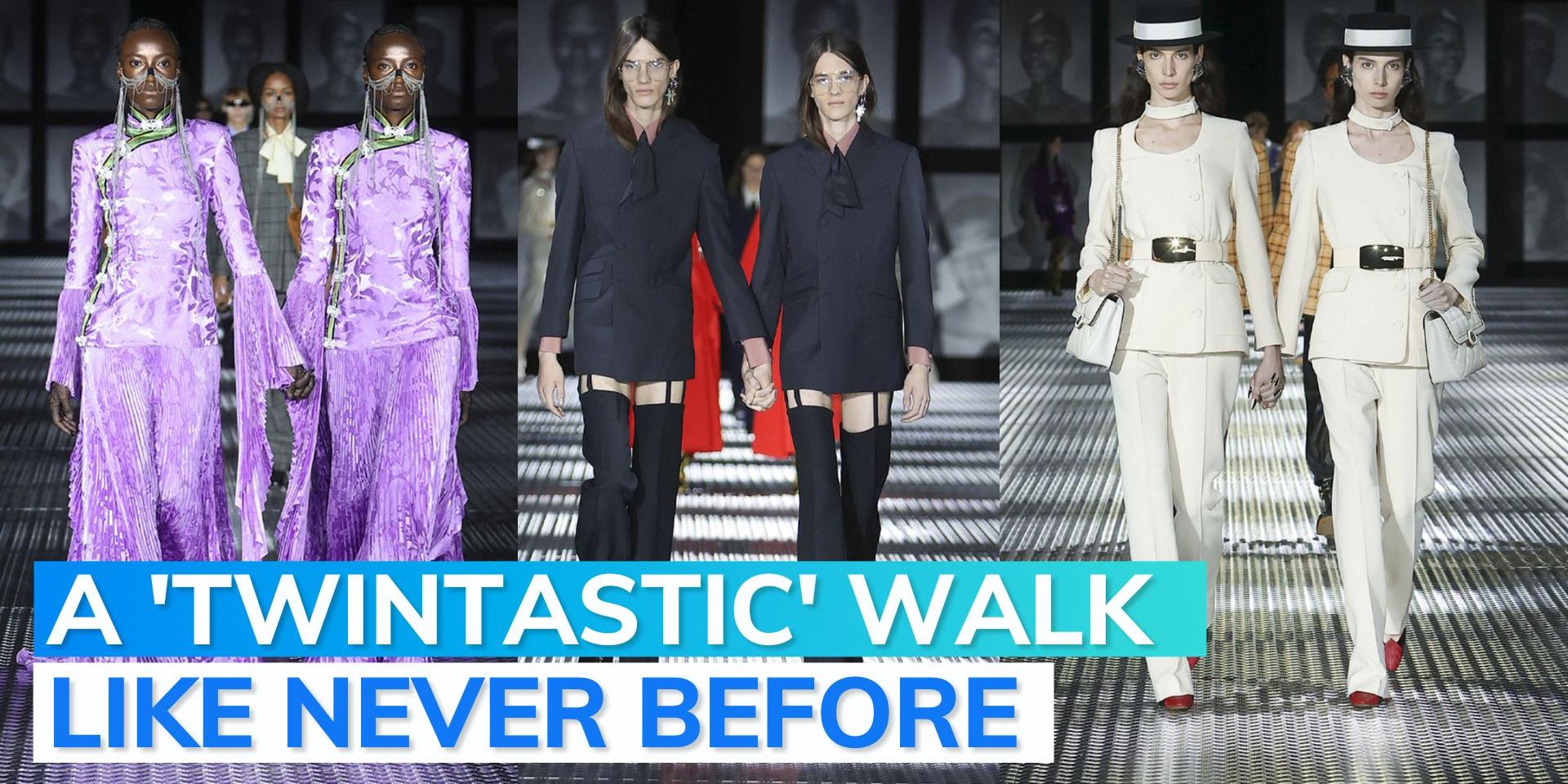 Milan Fashion Week: Gucci‘s Twin twist at the ramp | Editorji