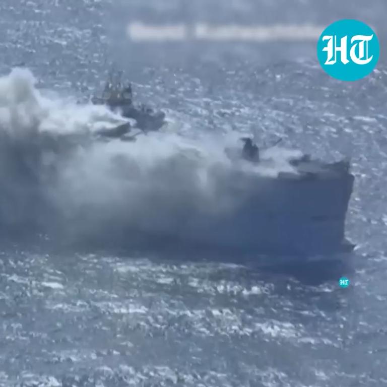 On cam: nearly 3,000 Mercedes, BMWs ablaze on ship off Dutch Coast ...