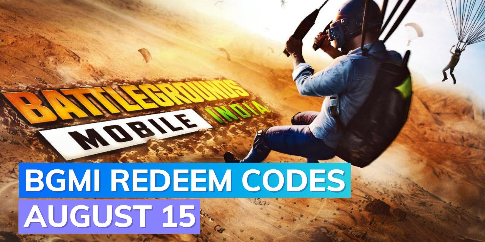 BGMI redeem codes Today 15 August 2023: Your Chance To Win Dragon Ball ...
