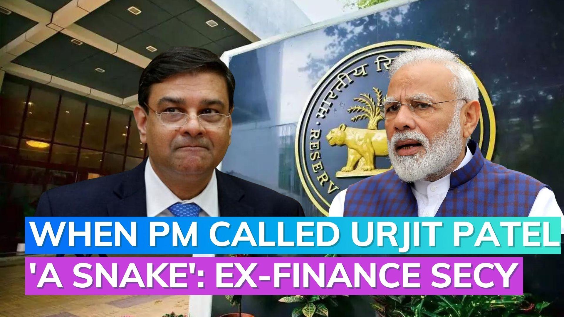 PM Modi compared ex-RBI Guv Urjit Patel to a ‘snake who sits on a hoard ...