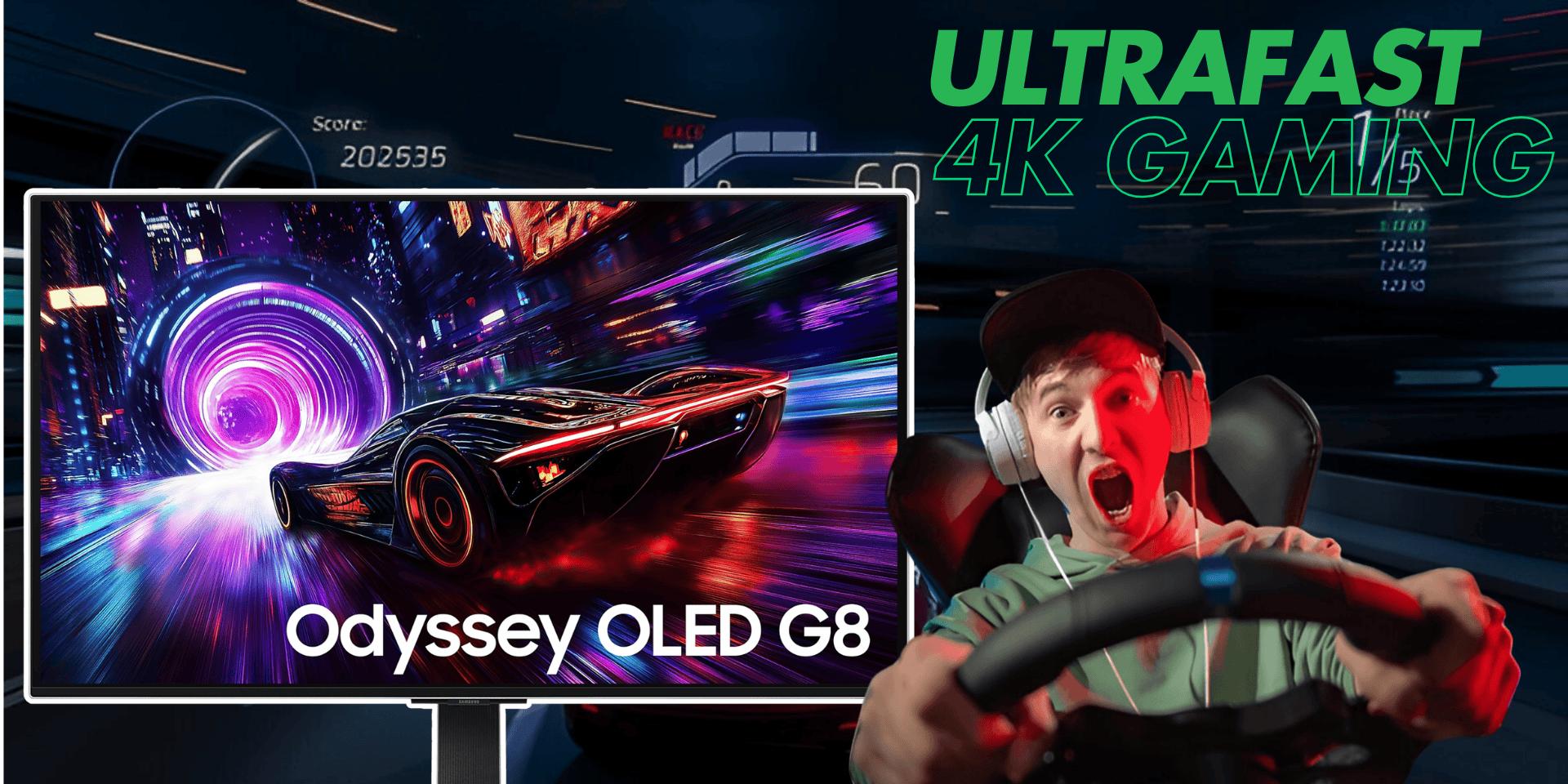 Samsung Odyssey OLED G8 4K 240Hz gaming monitor launched in India ...
