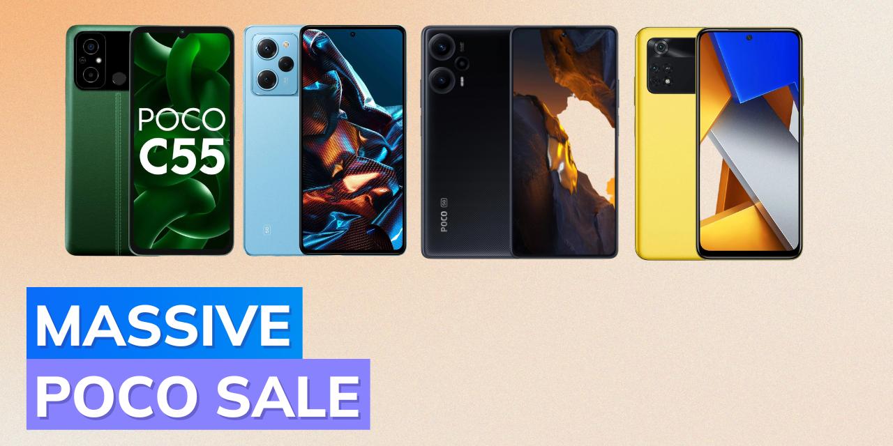 Poco India unleashes massive discounts on smartphones: Up to Rs 6,000 ...