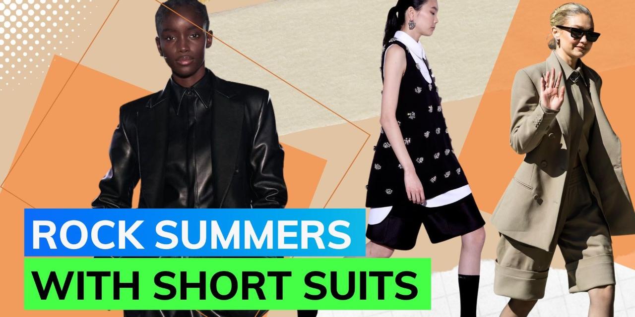 Summers are here and so are short suits! Take style inspos from these ...