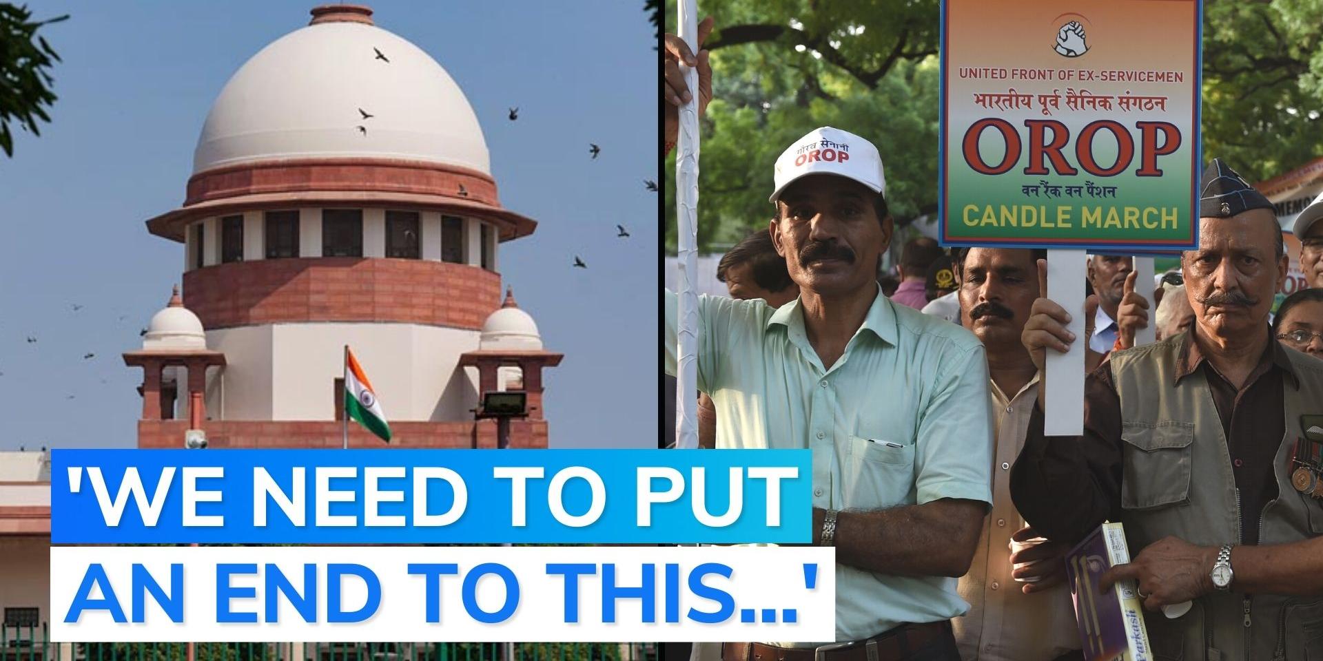 Supreme Court refuses to accept Modi govt‘s sealed cover note on OROP arrears. Here’s why | Editorji