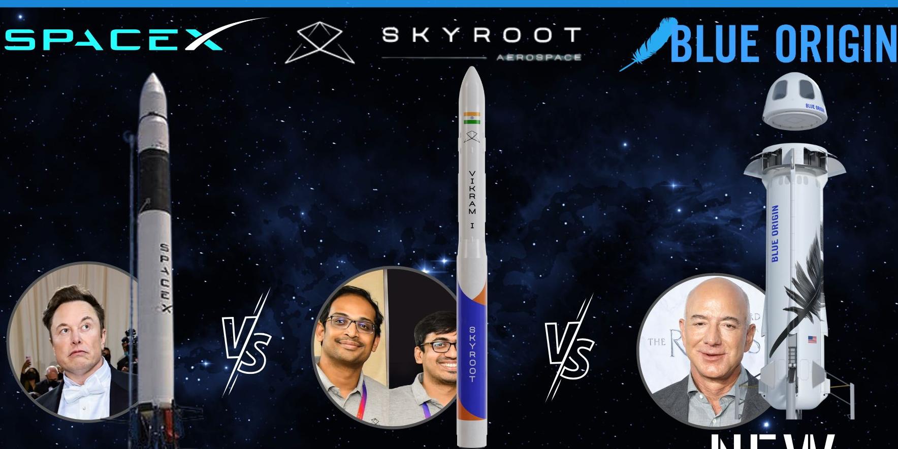 Comparison: India‘s first private space rocket versus SpaceX’s Falcon 1 ...