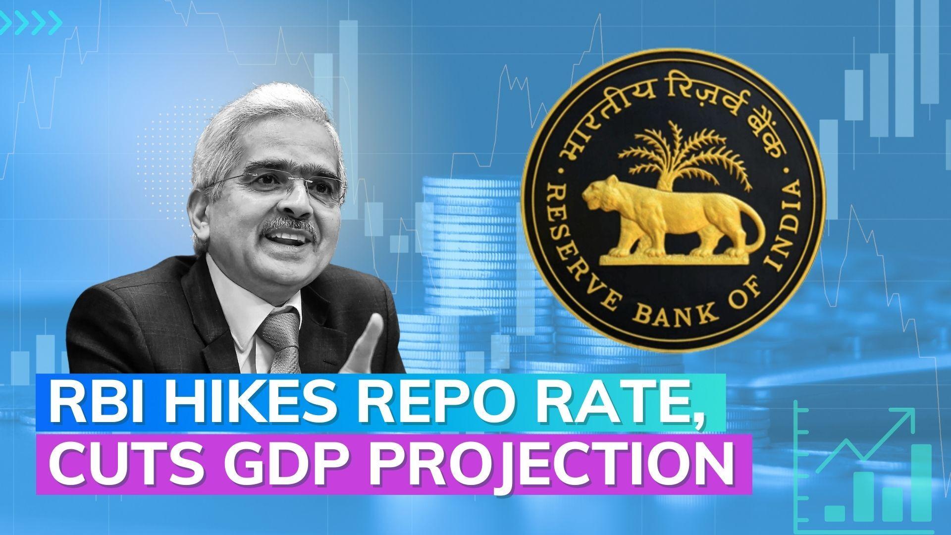 RBI lowers GDP growth projection, hikes repo rate | Editorji
