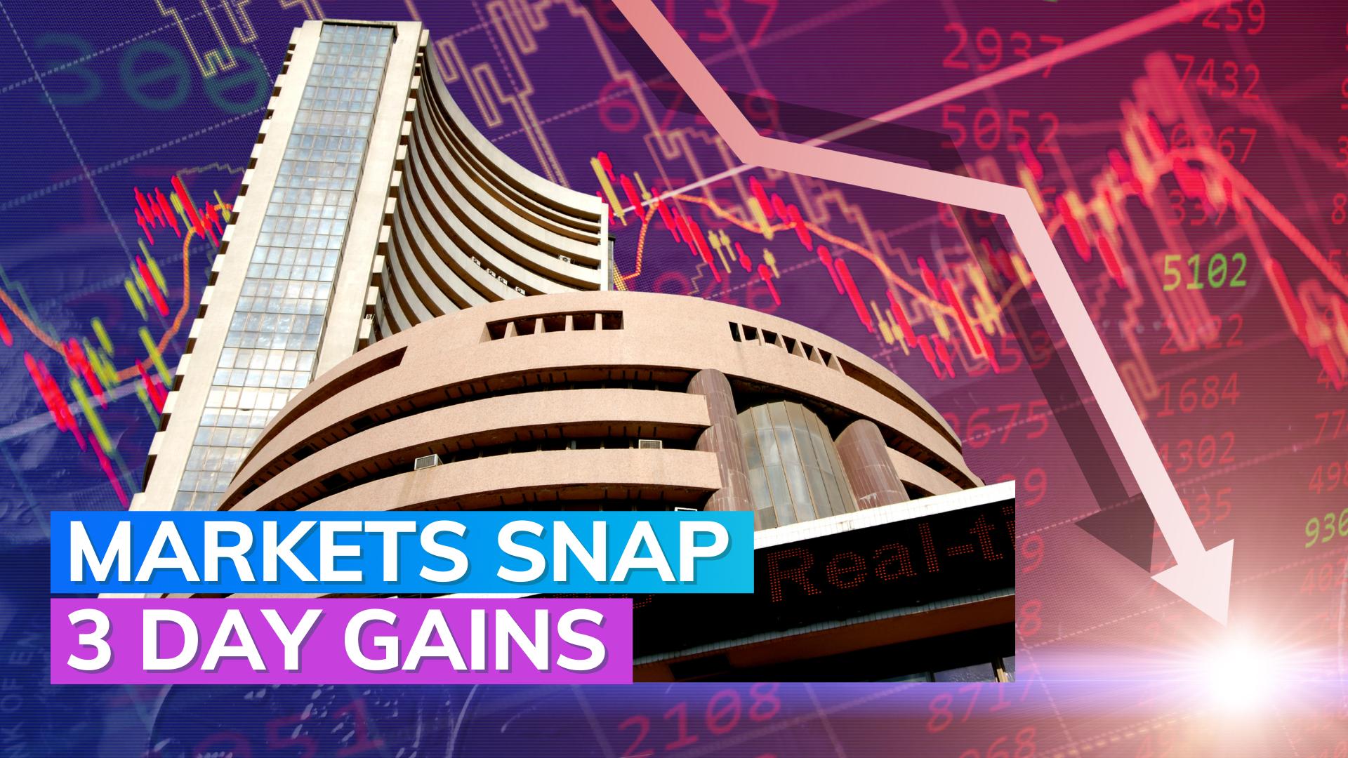 Sensex, Nifty end 0.5% lower, banking & financial stocks drag | Editorji