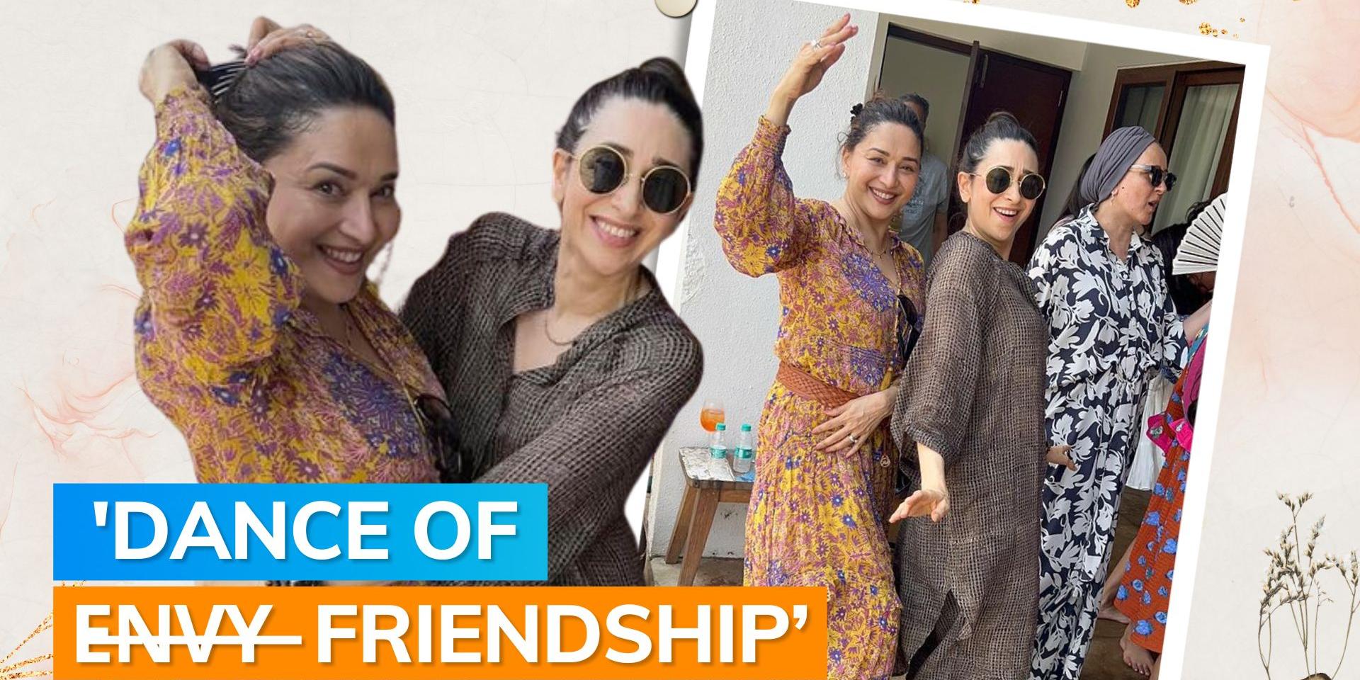 ‘Dil Toh Pagal Hai’ stars Madhuri Dixit, Karisma Kapoor dance to ‘Balam ...