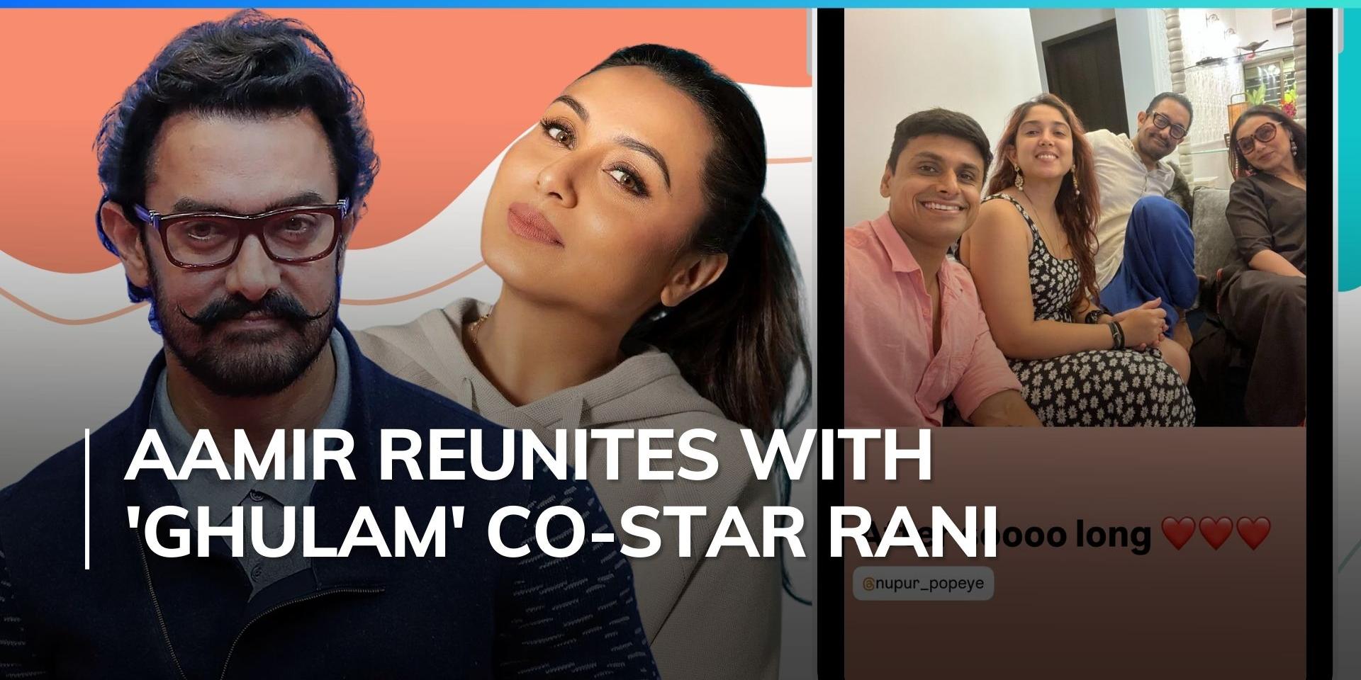 Aamir Khan, Rani Mukerji, Ira Khan, and Nupur Shikhare enjoy a delightful evening together; see ...