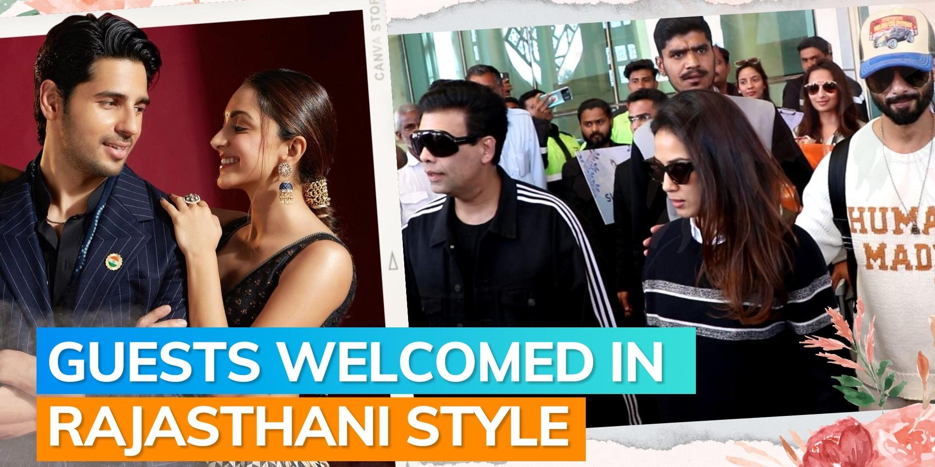 Sidharth Malhotra and Kiara Advani wedding: Shahid Kapoor, Mira Rajput, Karan Johar reach ...