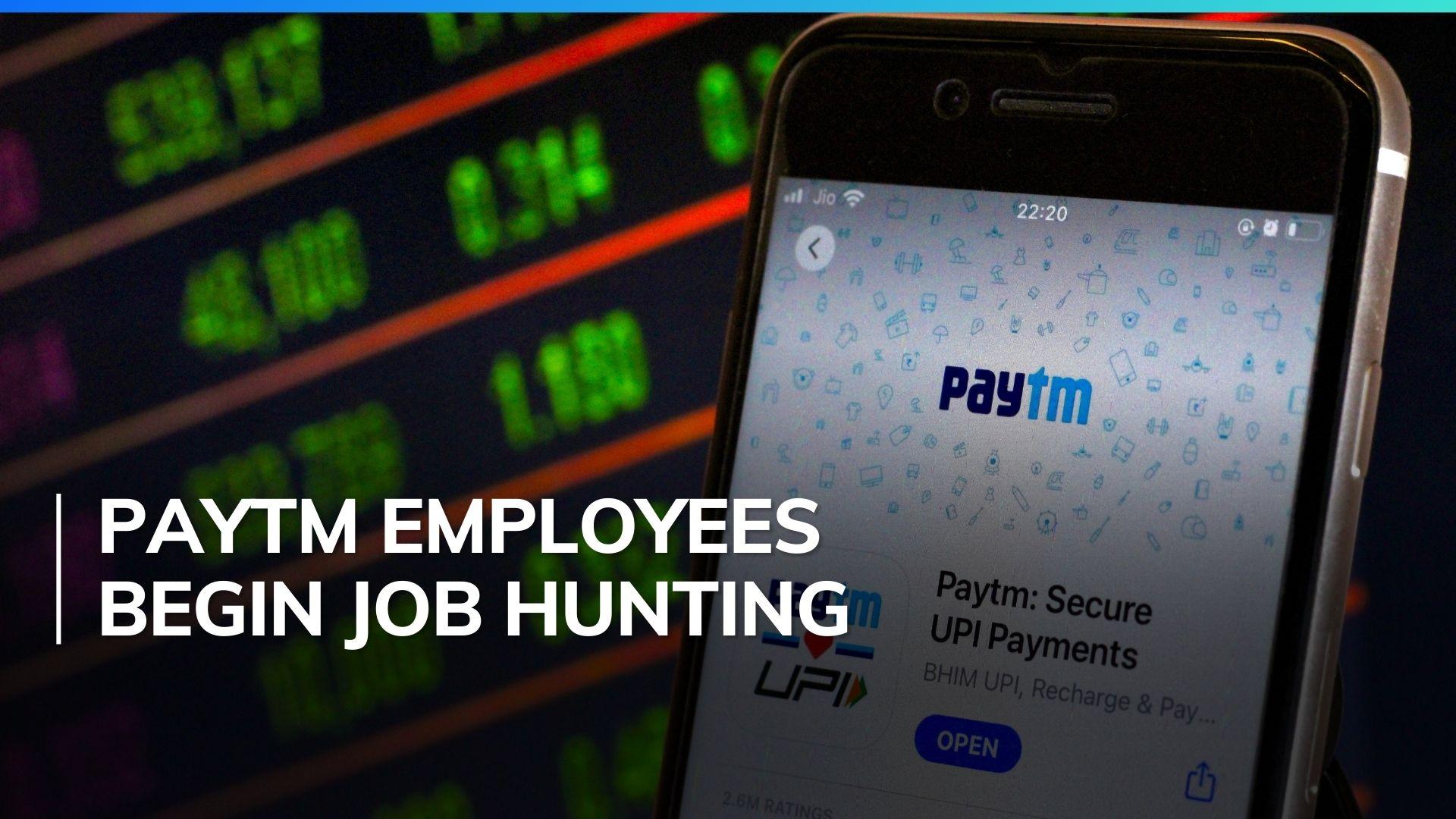 Paytm employees look for new jobs; 5X jump in jobseekers: Report | Editorji
