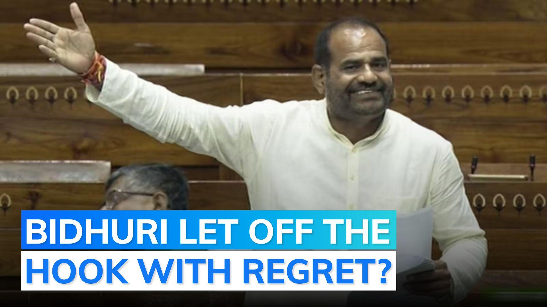 Ramesh Bidhuri expressed regret over his remarks against Danish Ali: report | Editorji