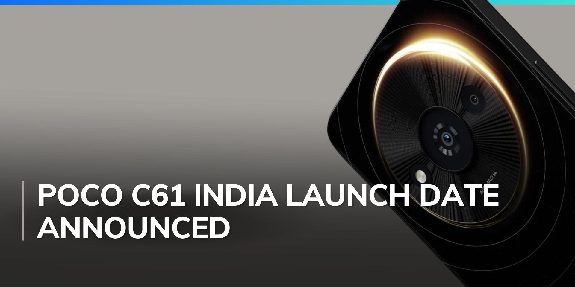 POCO C61 launch date in India announced, Check out specifications, features and other details ...