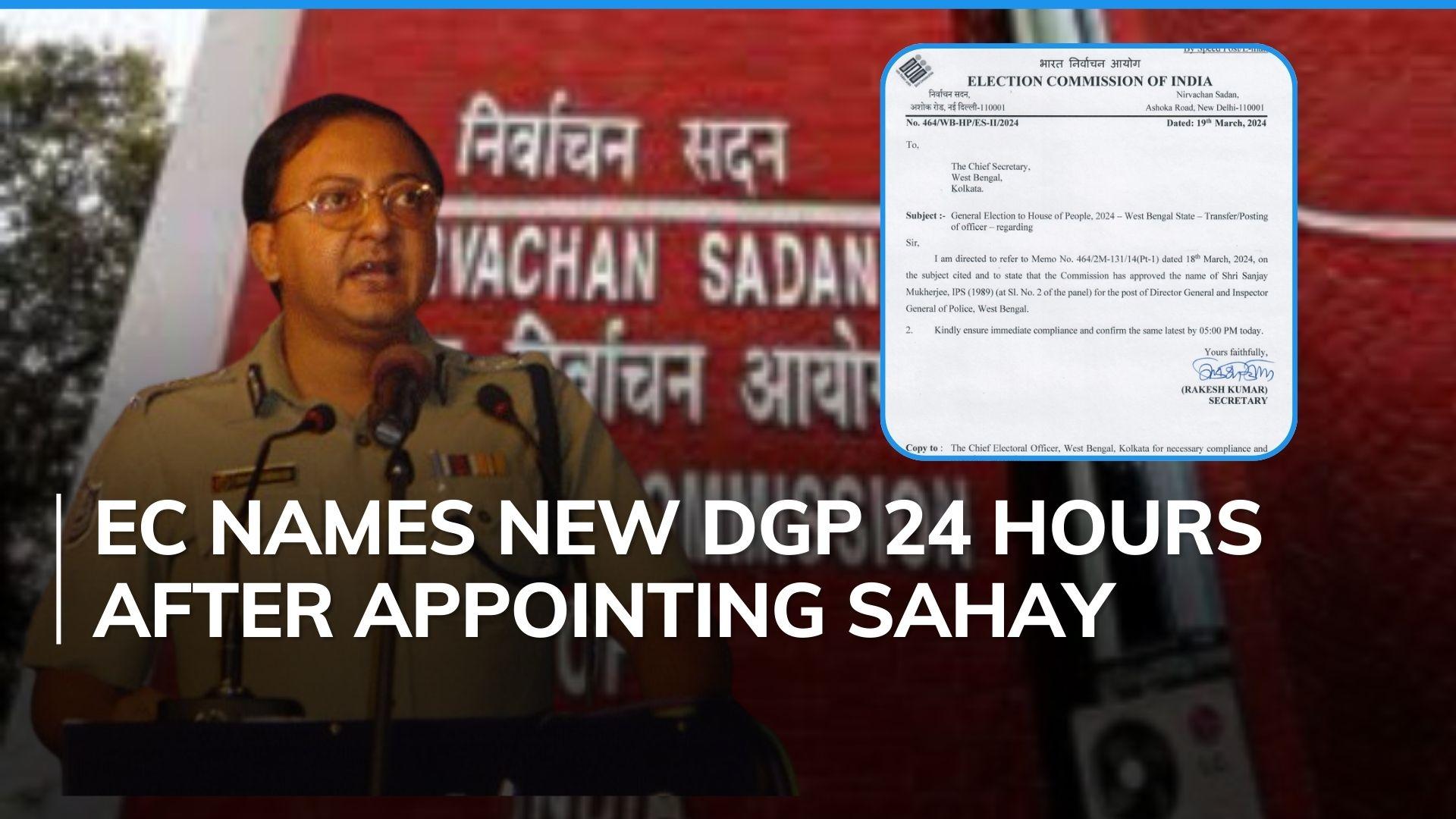 Election Commission removes Vivek Sahay, directs WB govt to appoint ...