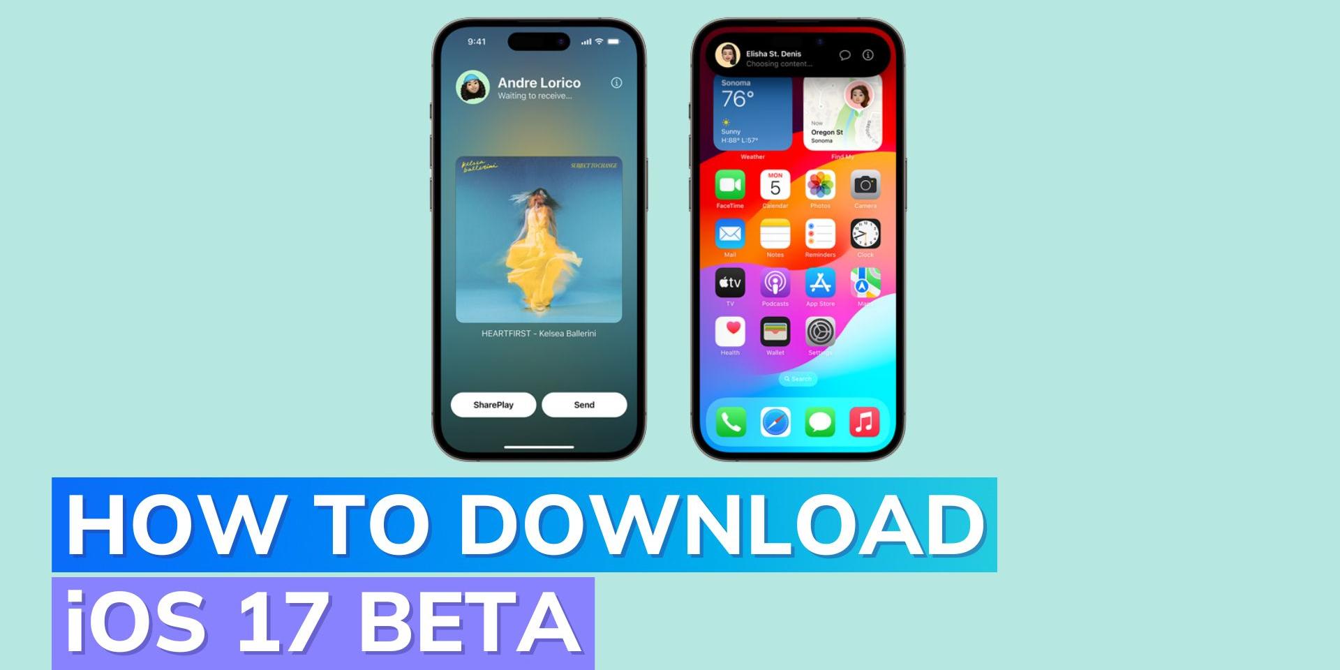 iOS 17 Public Beta RELEASED! How to download iOS 17 Public Beta with ...