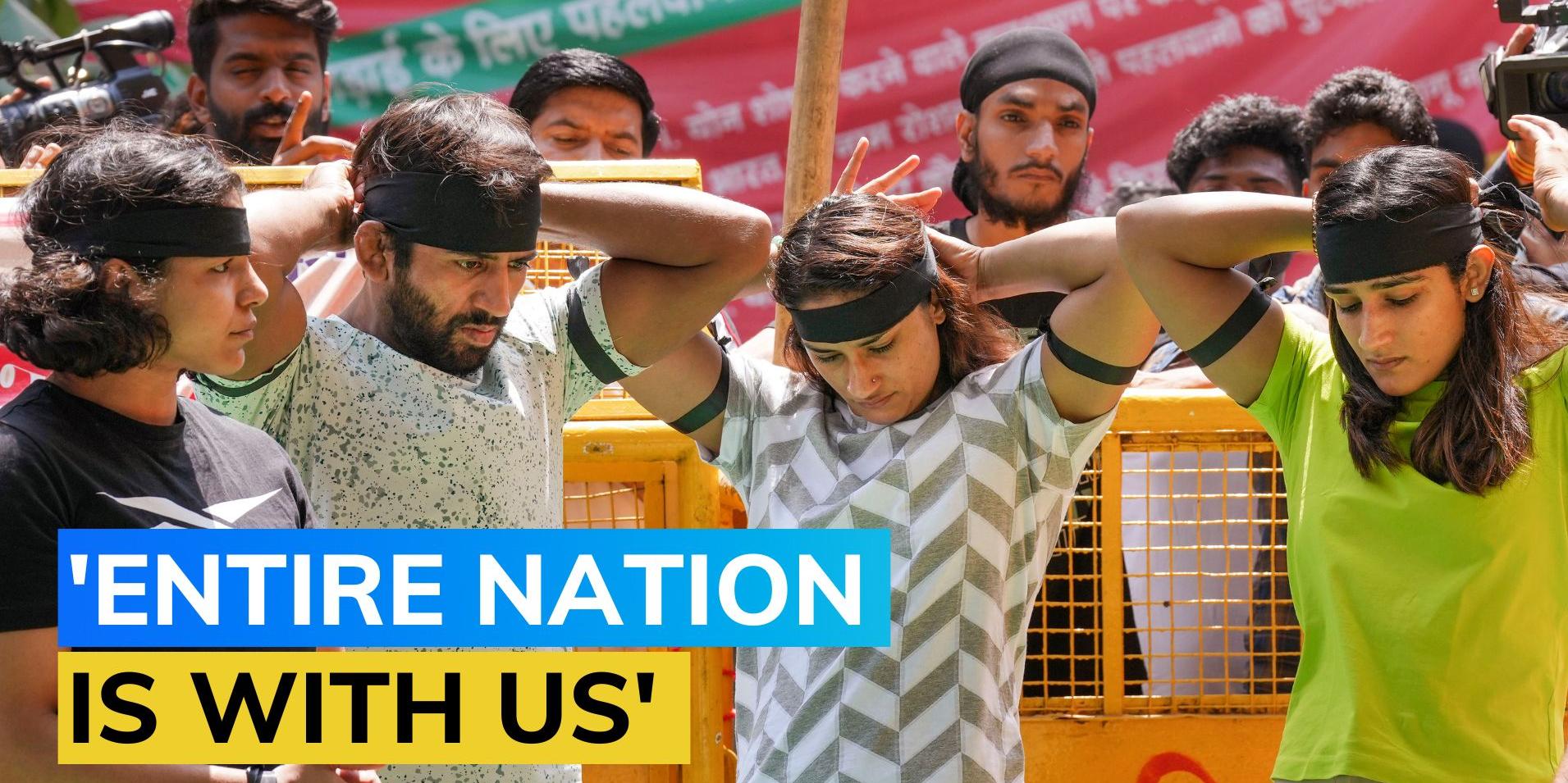 Wrestlers wear black armbands in protest, here‘s why | Editorji