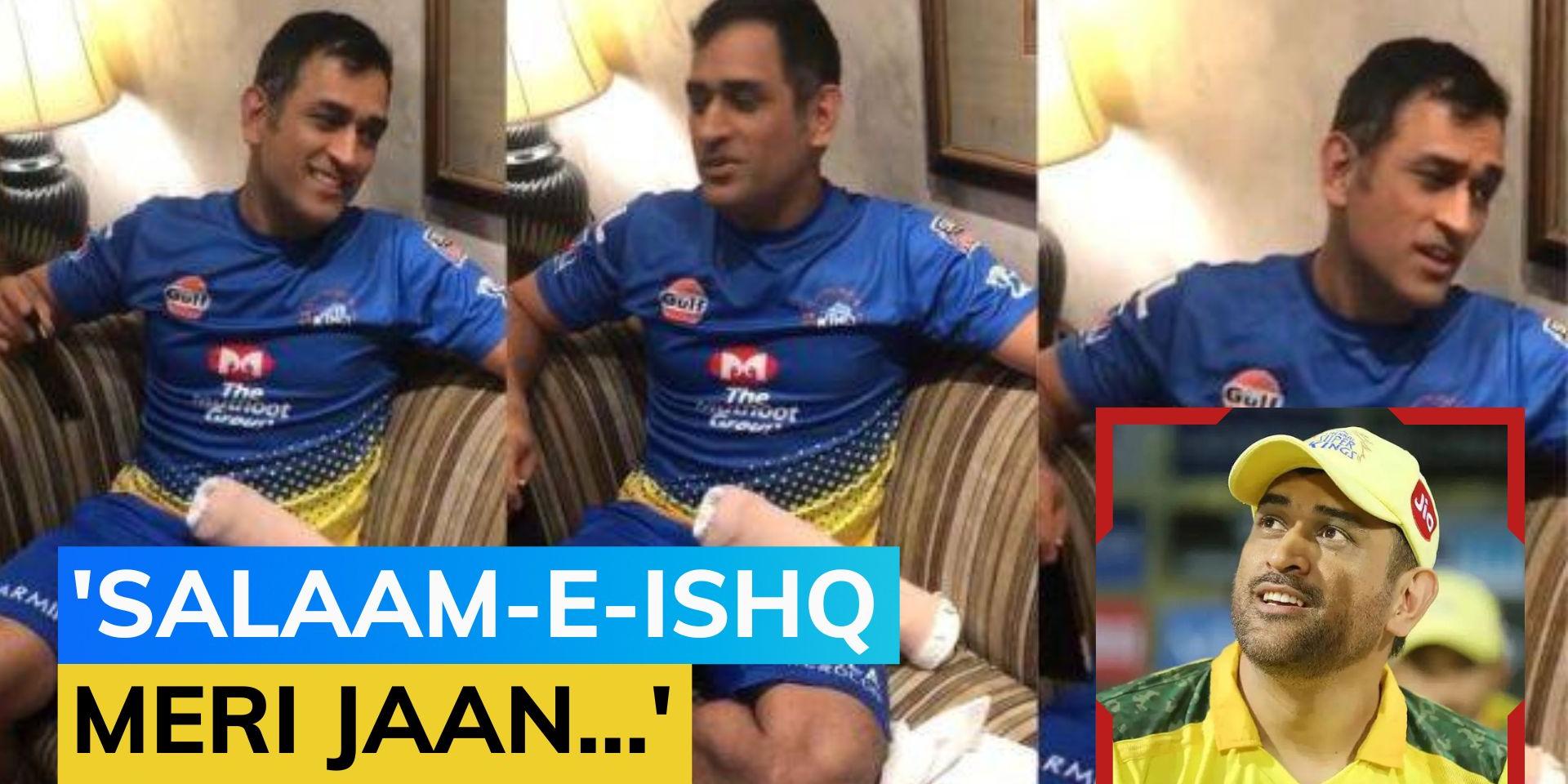 WATCH! MS Dhoni sings famous Lata Mangeshkar track, video goes viral ...