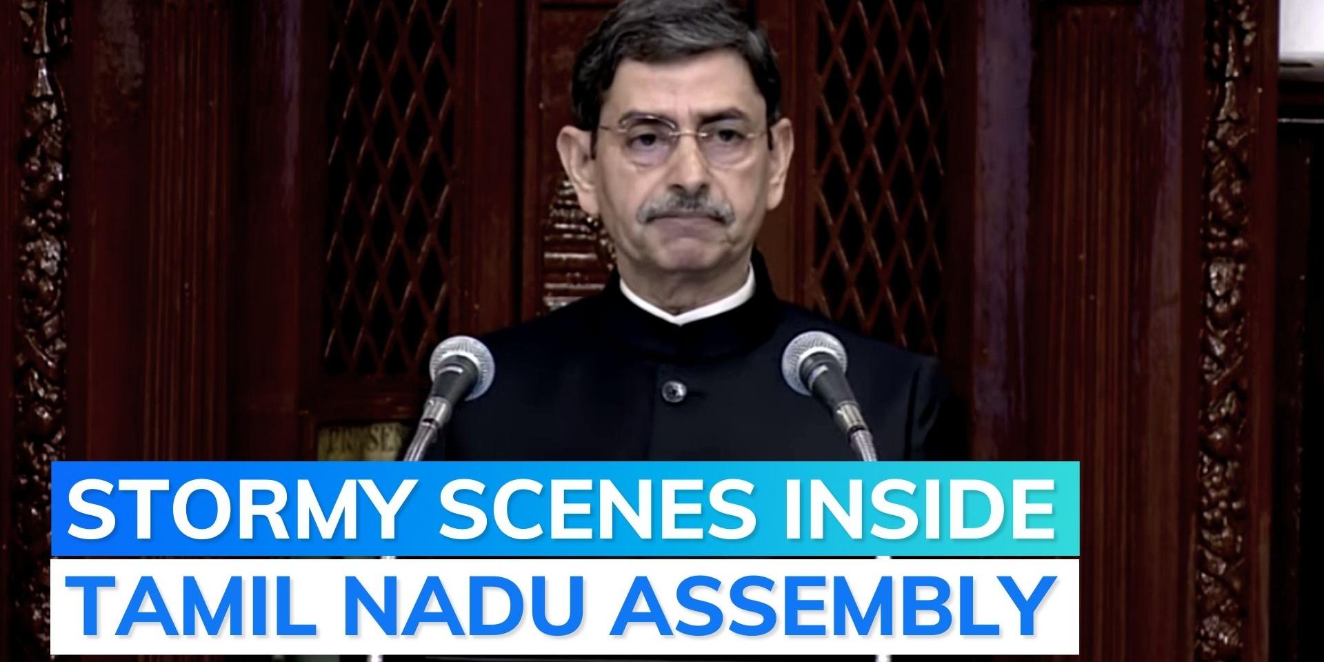 Tamil Nadu assembly session: Governor, DMK allies stage walk out after ...