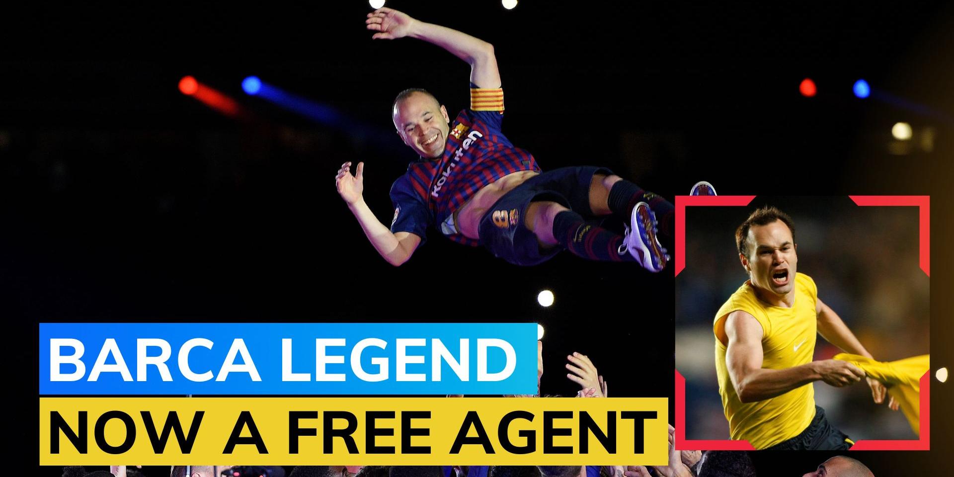 Barcelona legend Andres Iniesta leaves Japanese club Vissel Kobe, keeps ...