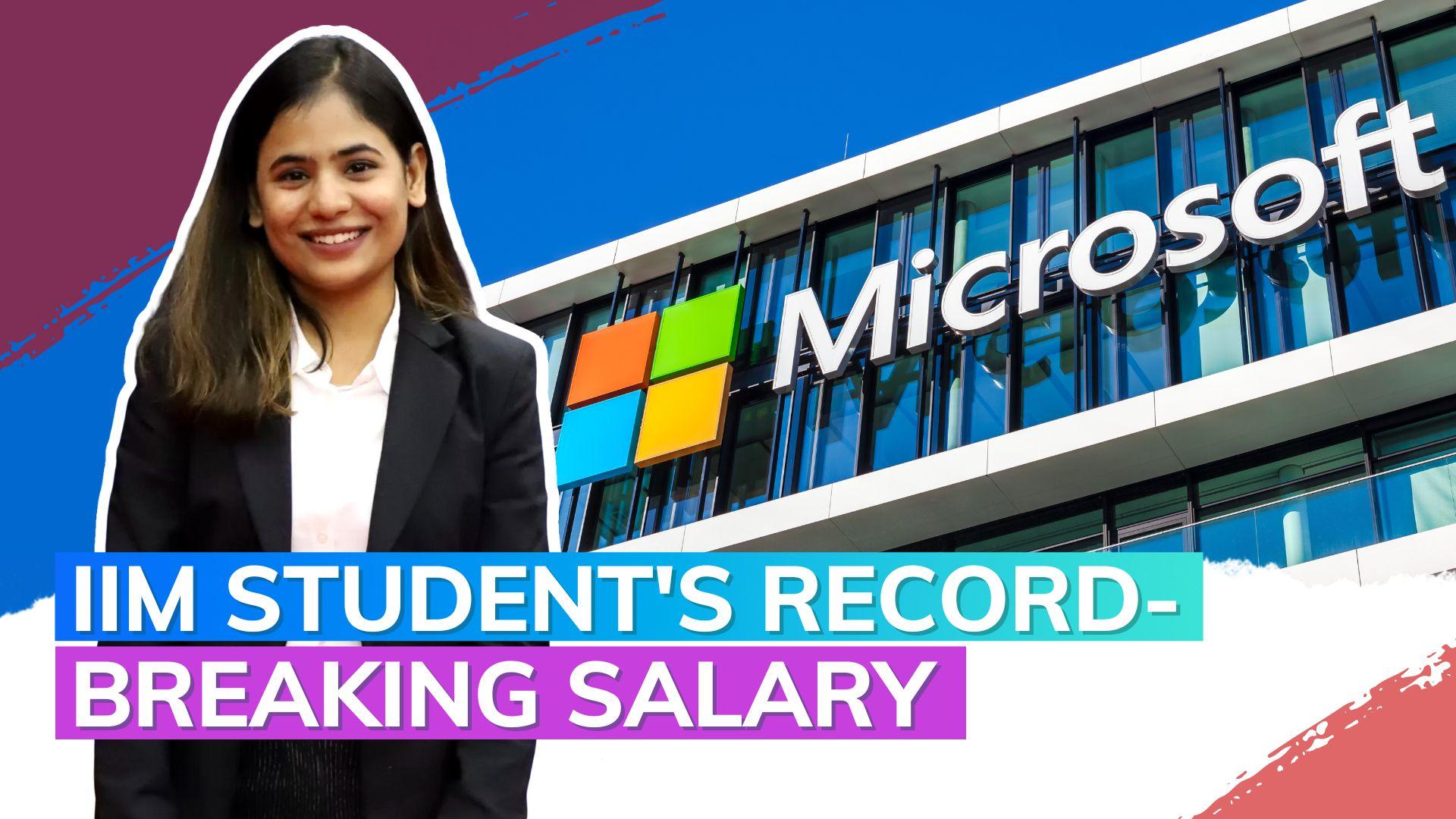 Microsoft offers IIM graduate a whooping ₹64.61 lakh salary | Editorji