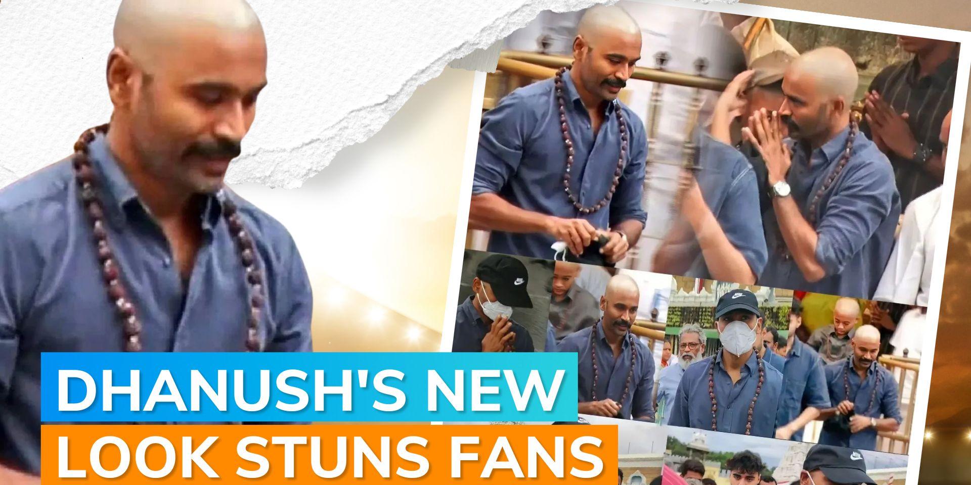 Dhanush visits Tirupati temple with sons Yatra and Linga; surprises ...