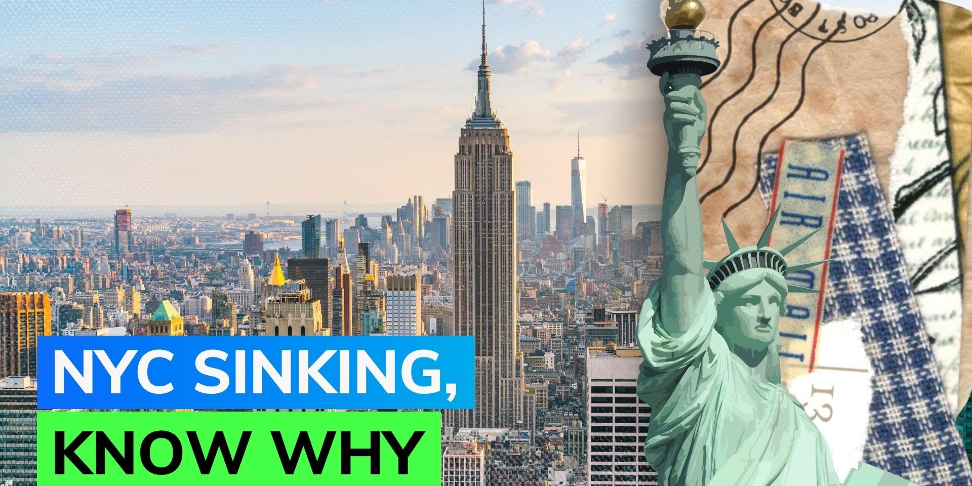 New York City is sinking at an average rate of 1 to 2 millimeters every ...