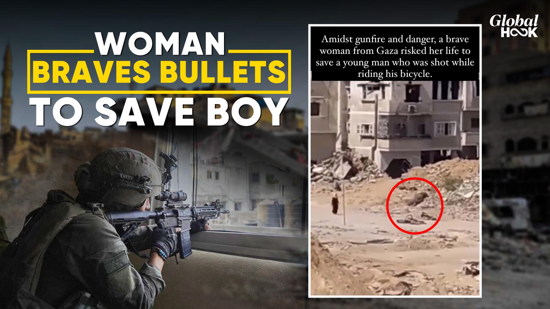 IDF Sniper Hits Young Boy In Gaza, Woman Risks Life To Save Him | First ...