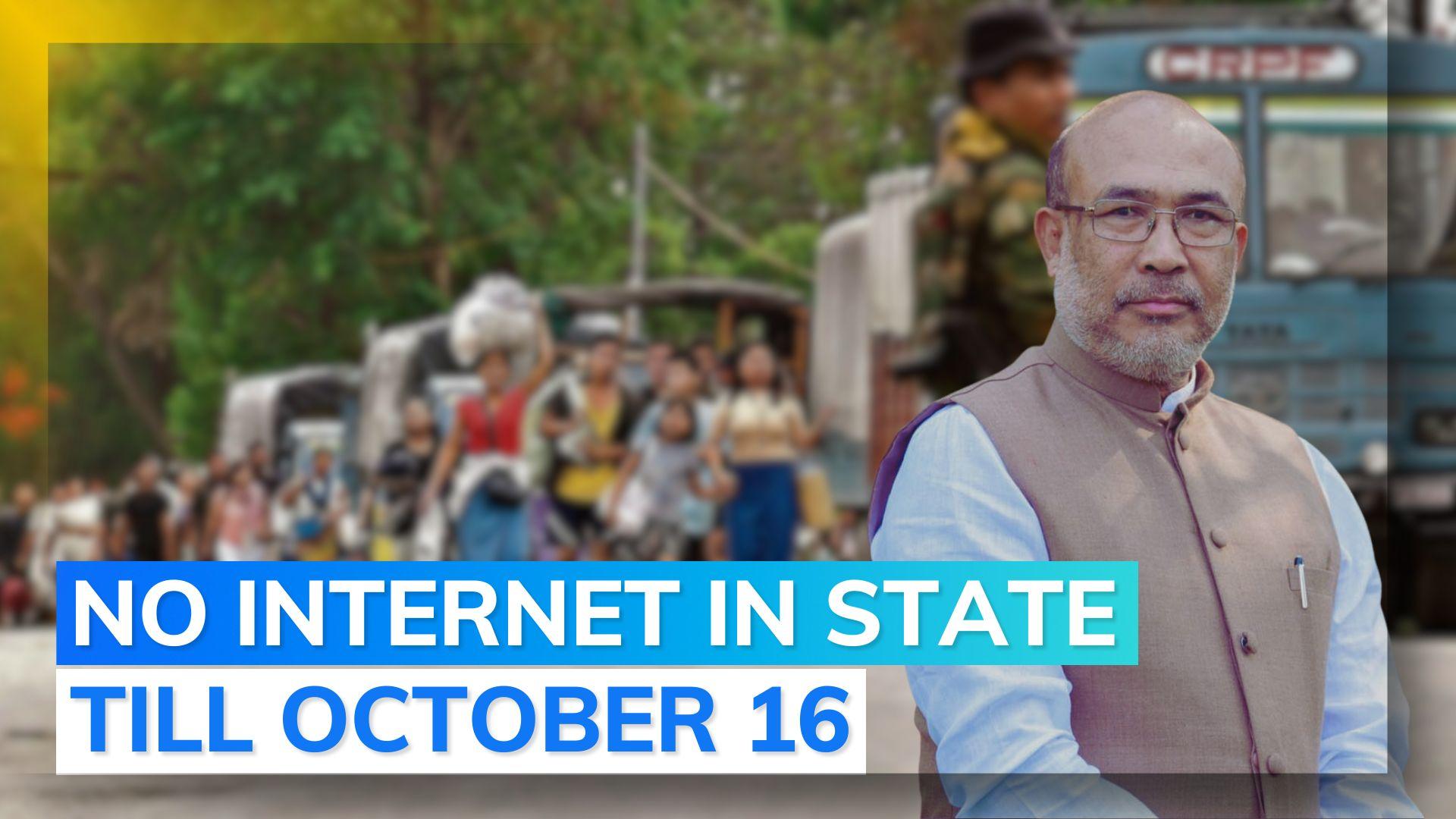 Manipur govt extends internet ban in state | Editorji