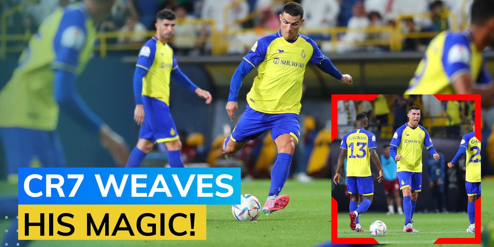 Watch Cristiano Ronaldo Scores A 38 Yard Freekick As Al Nassr Beat