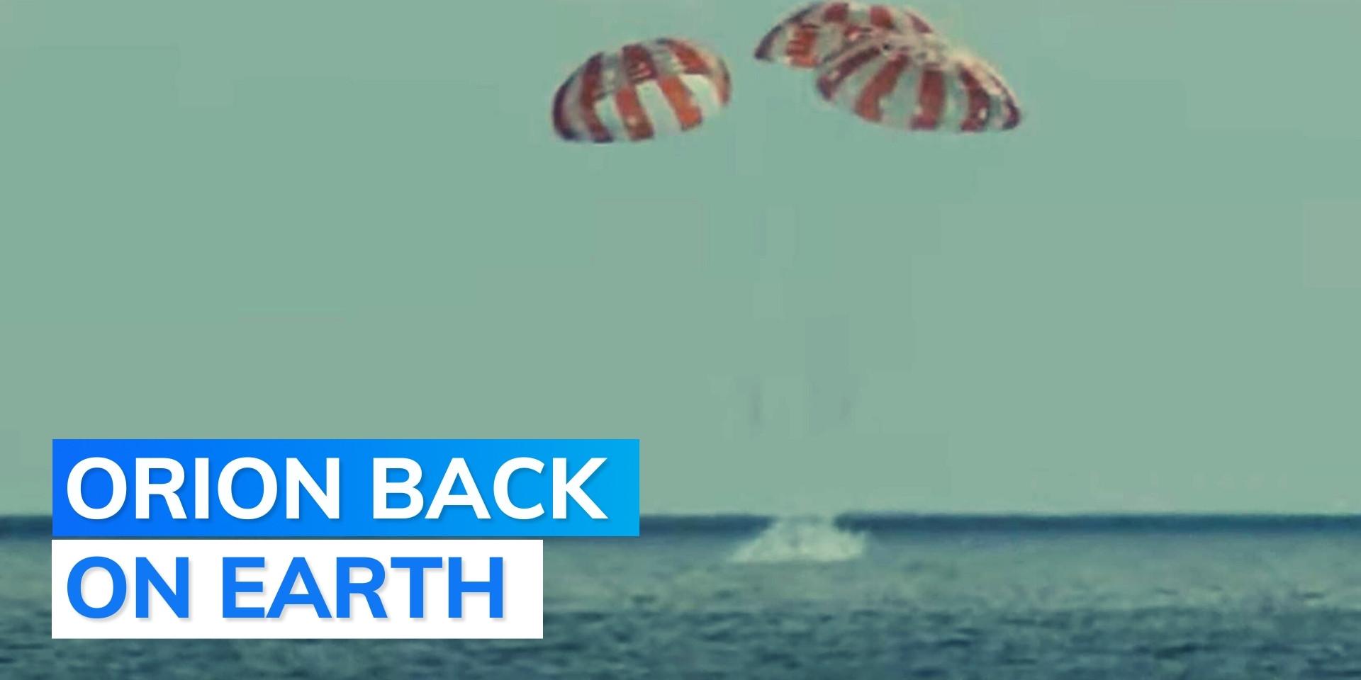 Watch: NASA‘s Artemis 1 Mission splashdown in Pacific Ocean | Editorji