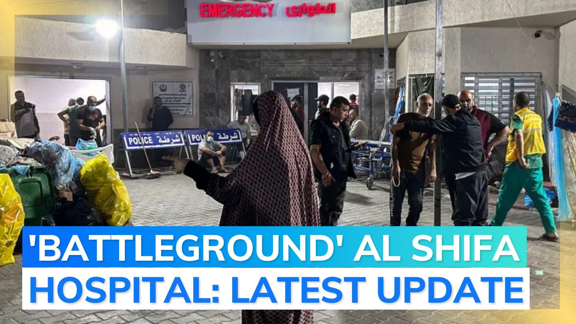 Israel Hamas war: patients, medical staff & displaced Gazan leave Shifa ...