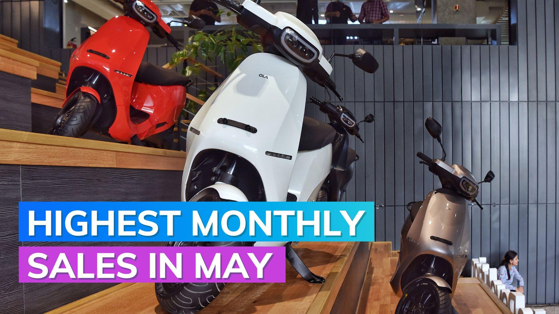 Ola continues to dominate two-wheeler EV market; grows 300% year-on ...